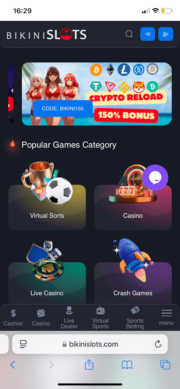 BikiniSlots Casino | 9,999 Slots, Live Dealers, and Crypto Betting ...
