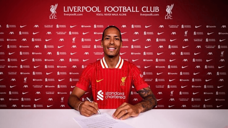 Virgil van Dijk estende o legado do Liverpool com novo contrato até ...