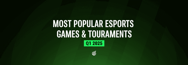 The Most Popular Esports Games & Tournaments of Q1 2025 | Tips.GG